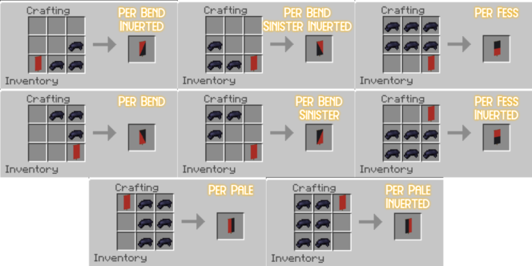 Cómo hacer todos los patrones de banner en Minecraft - MundoTrucos