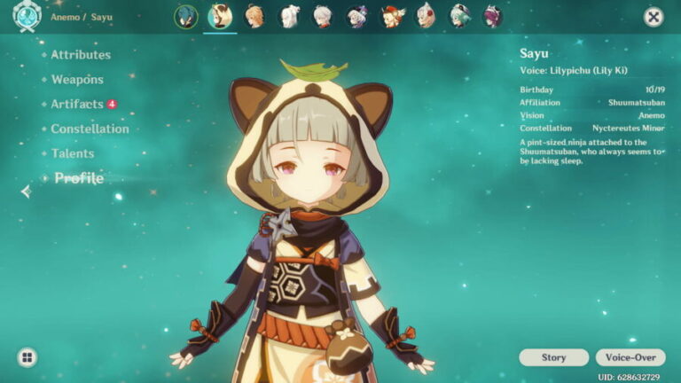 Mejor compilación de Sayu en Genshin Impact - MundoTrucos