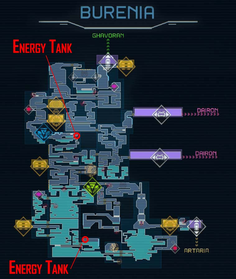 Dónde obtener todos los tanques de energía en Metroid Dread: todas las ...