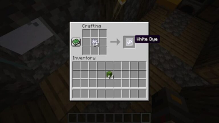 Cómo hacer tinte blanco en Minecraft - MundoTrucos