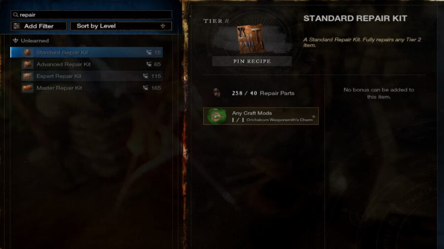 Cómo hacer y usar kits de reparación en New World - MundoTrucos