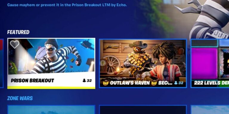 Cómo jugar Prison Breakout en Fortnite - MundoTrucos