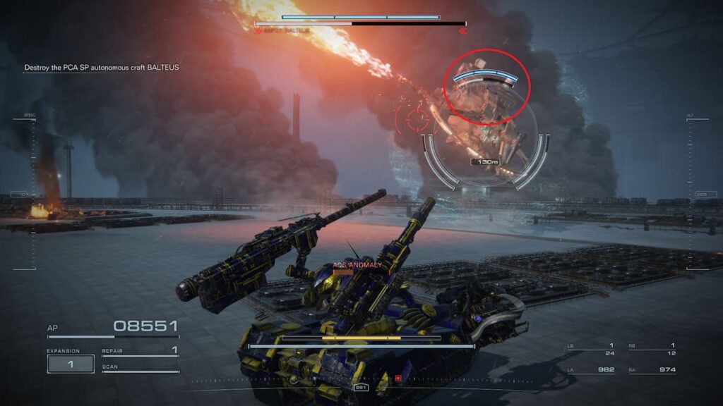 Debilidad del escudo de pulso Armored Core 6 y cómo vencerlo - MundoTrucos